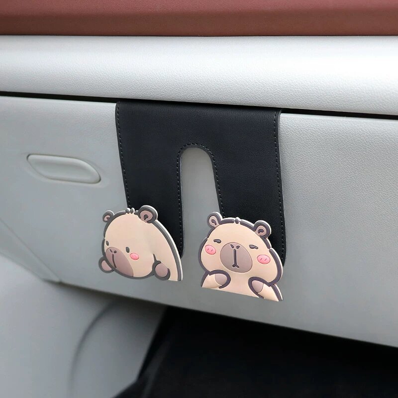 Универсальный крючок для хранения в автомобиль, на перчаточную коробку, для переднего ряда, с мультяшным дизайном,