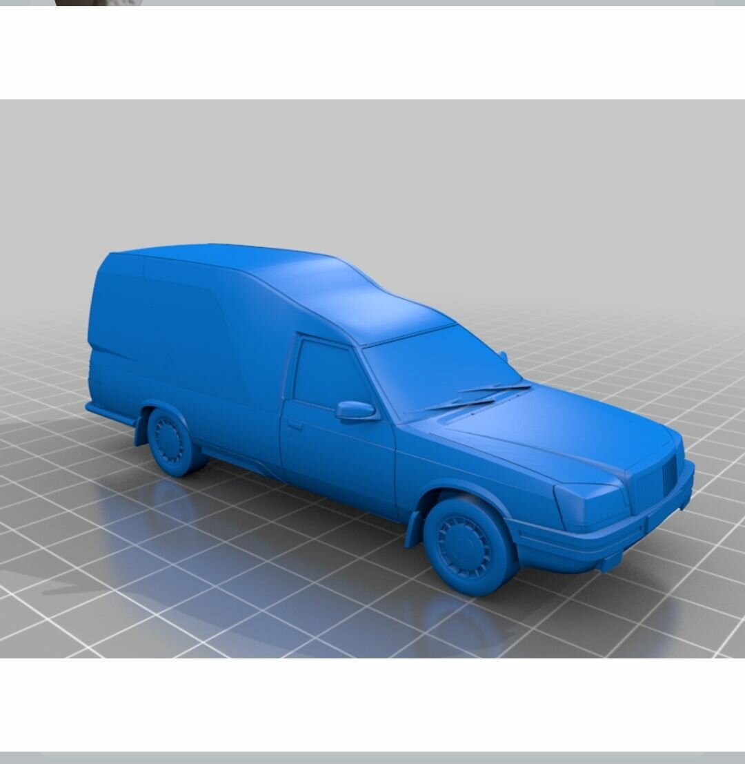 Москвич Калита Пикап. Проектный автомобиль. Масштабная модель 1:72.