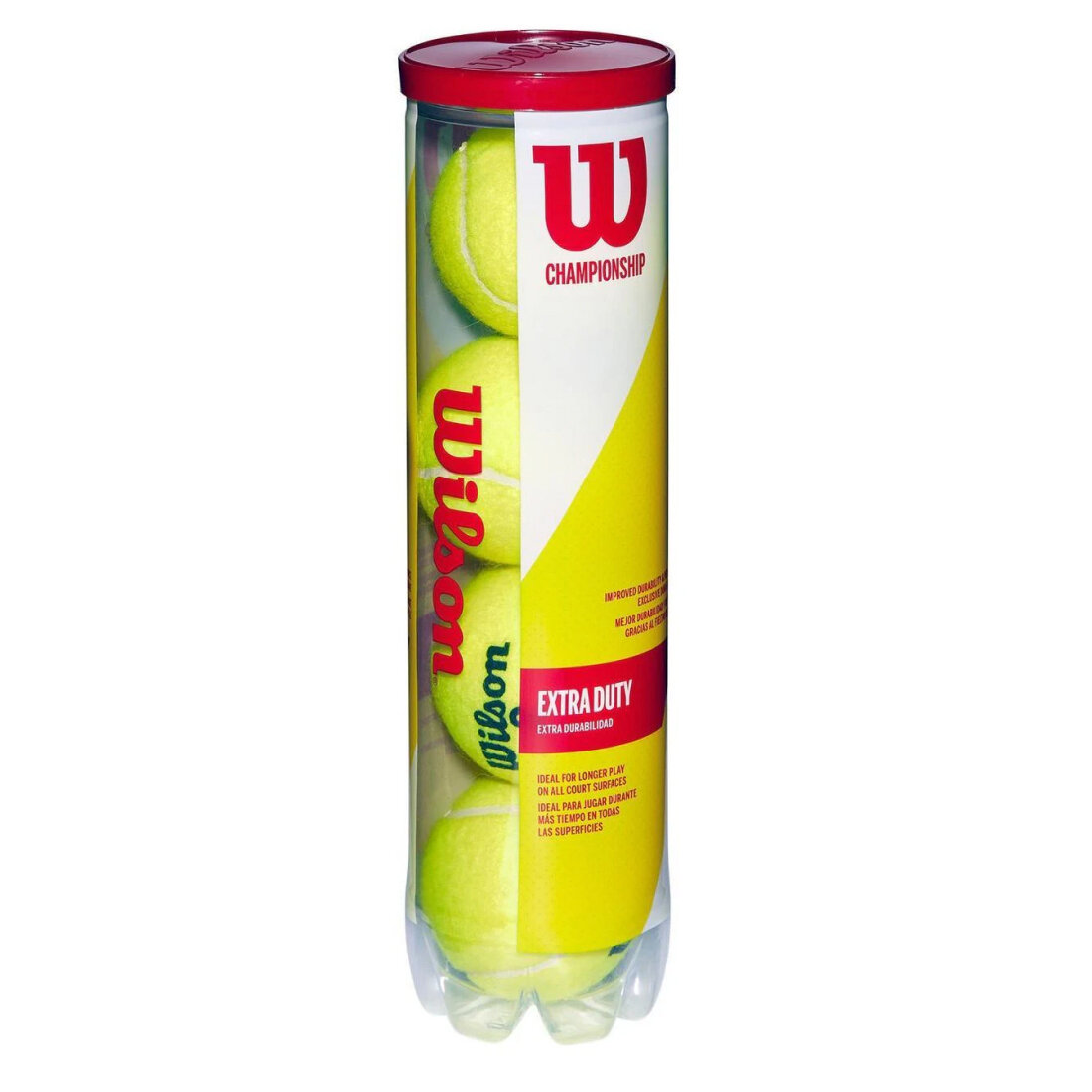Мячи для большого тенниса Wilson Championship Extra Duty 4b WRT110000
