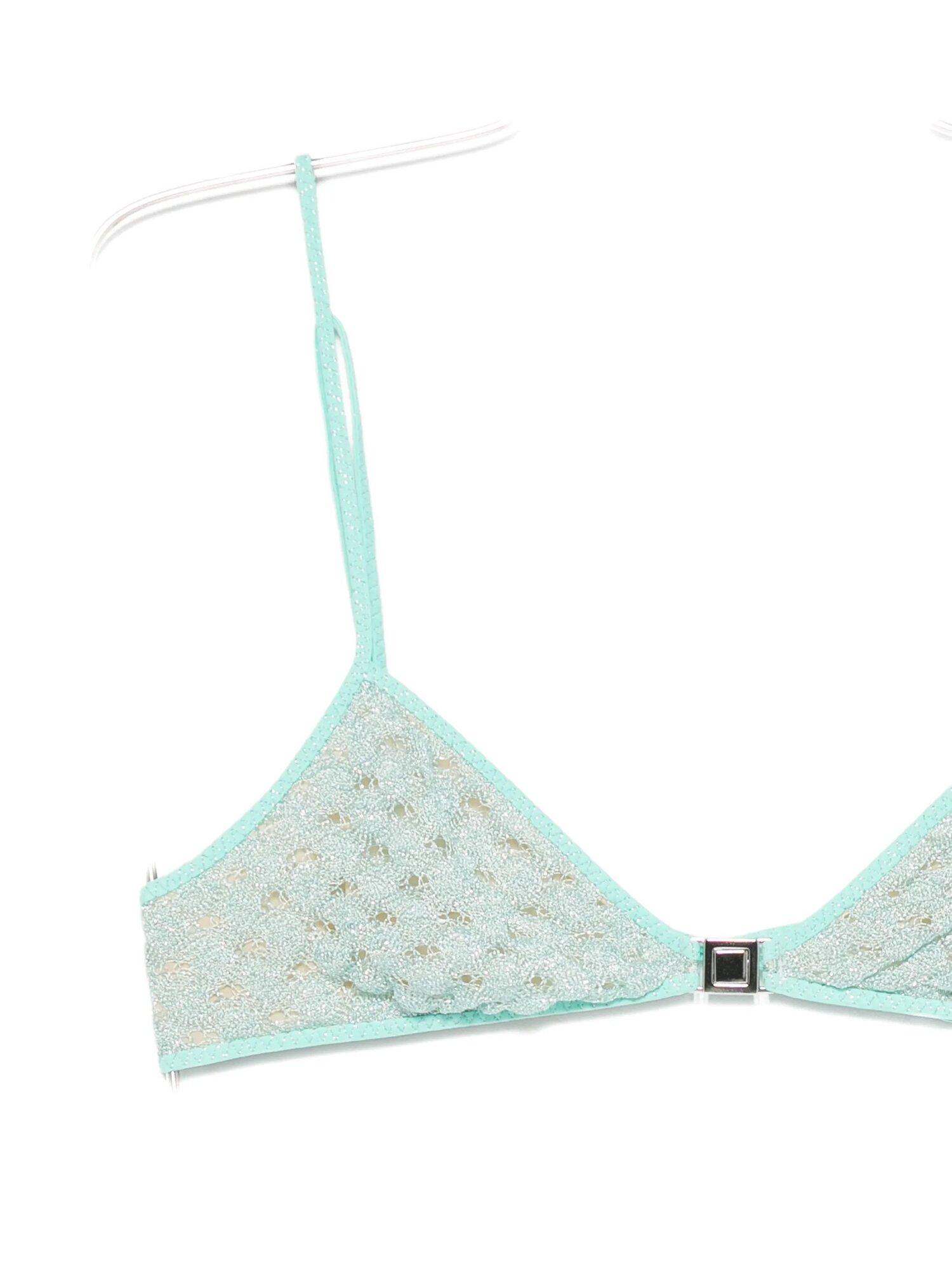 Купальник Missoni Metallic-effect bikini, размер 40, синий — фото 1