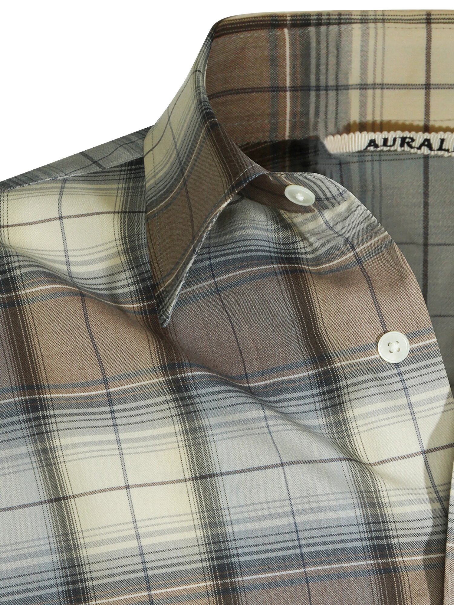 Рубашка AURALEE Check-pattern shirt, размер 50 — фото 1