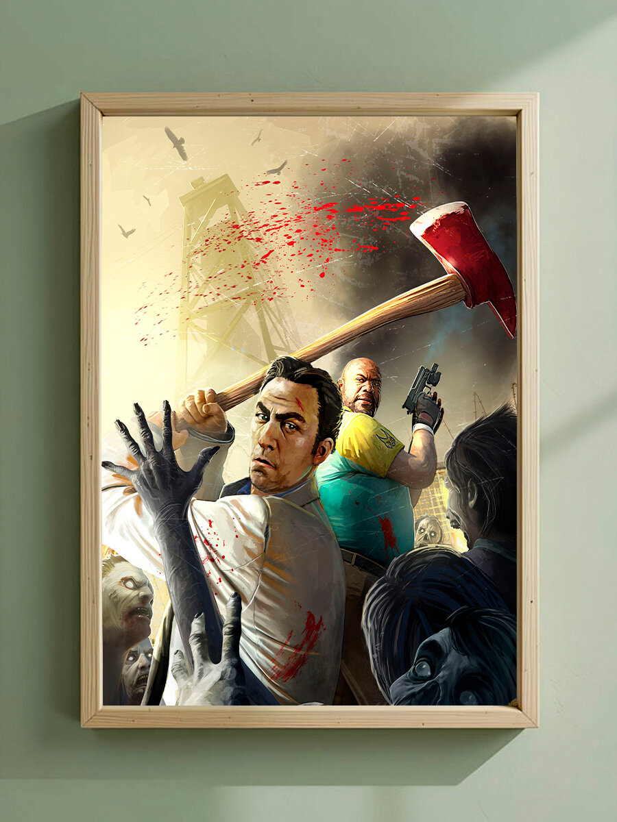 Постер, плакат на стену "Left 4 Dead" 42 см х 29,7 см (А3)