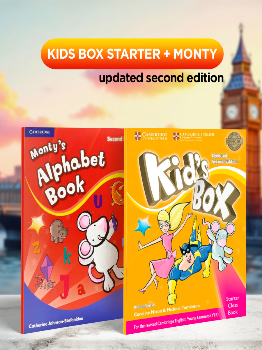 Kid's Box Starter Class Book (+CD) + Monty's Alphabet Book Tomlinson Michael, Nixon Caroline