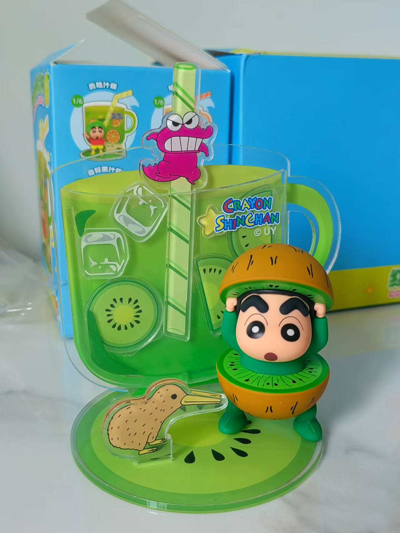 Crayon Shin-chan Соковый Стакан Киви Акриловая Коллекционная Коробка - Единый Размер