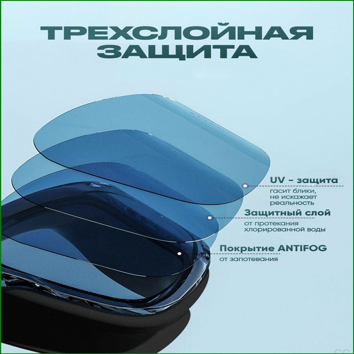 Очки для плавания — фото 1