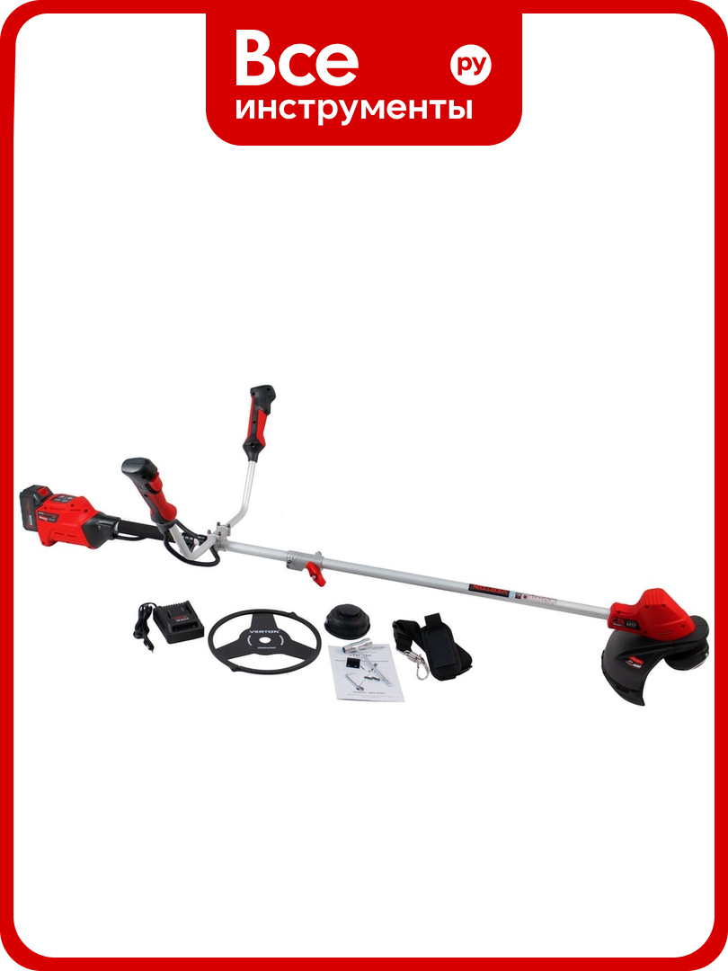 Триммер аккумуляторный бесщеточный VERTON Garden Green Pro BBR-2030U 01.14203.17011 антивибрационная система