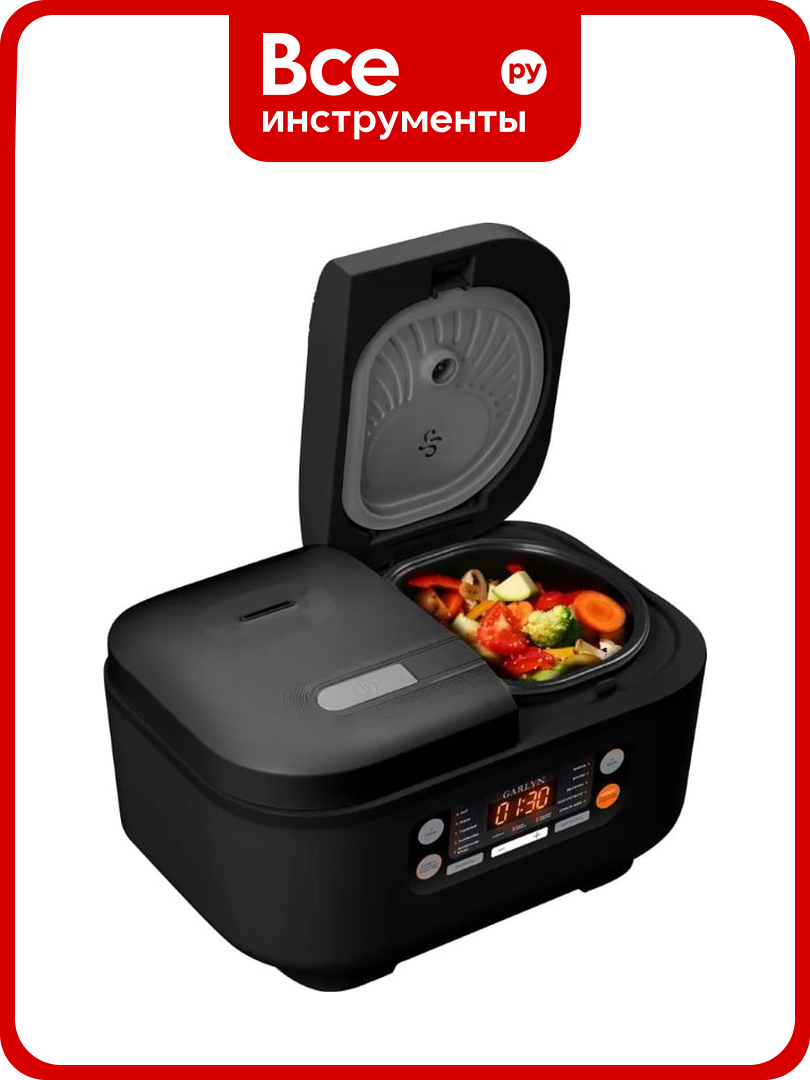 Мультиварка GARLYN MR-Duo 5 КА-00000554 с антипригарной чашей, дисковым нагревом и электронным управлением