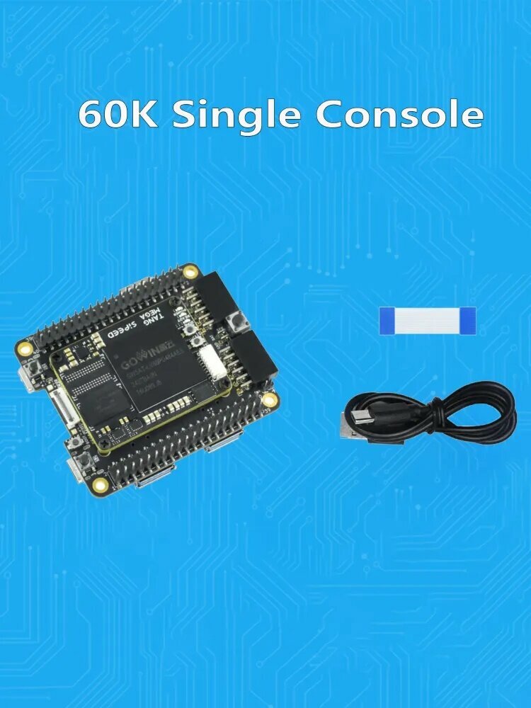 Sipeed Tang 60K Single Console GOWIN FPGA Высокопроизводительная компактная ретро-консоль для игр, HDMI, Dual PMOD, RaspberryPi 5 PCIe HAT