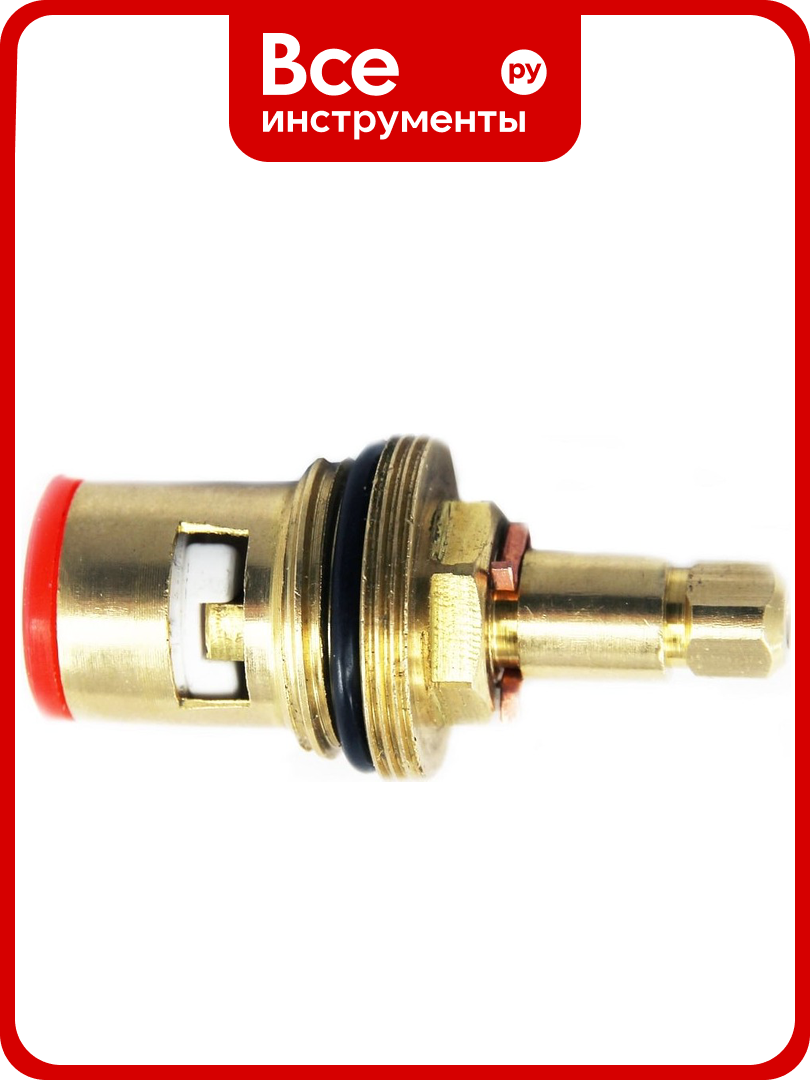 Кранбукса мет./керам. под крест MasterProf 1/2", квадрат 7 мм, пов. 180 град