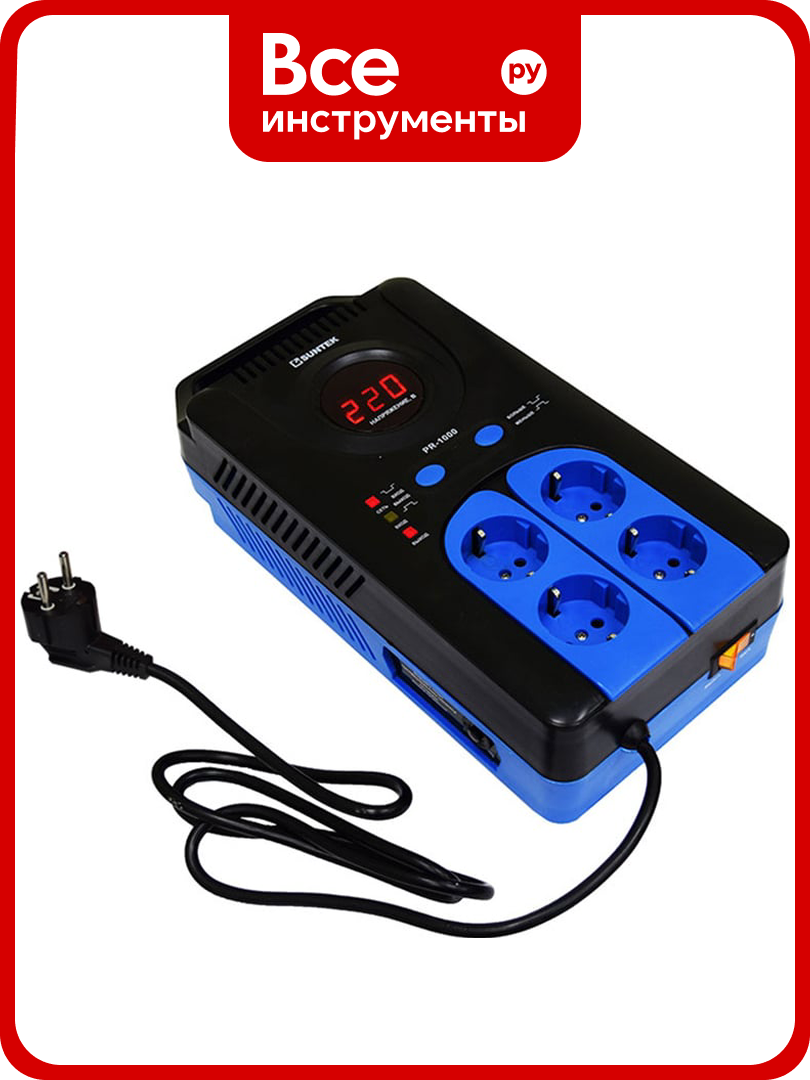 Стабилизатор напряжения SUNTEK PR 1000 ВА SK1.1 PR1000