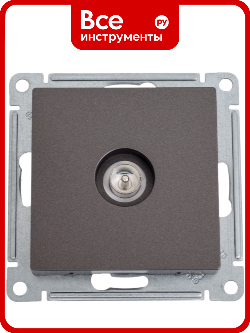 Механизм антенны Systeme Electric TV ATLAS DESIGN коннектор, мокко ATN000693 1240389