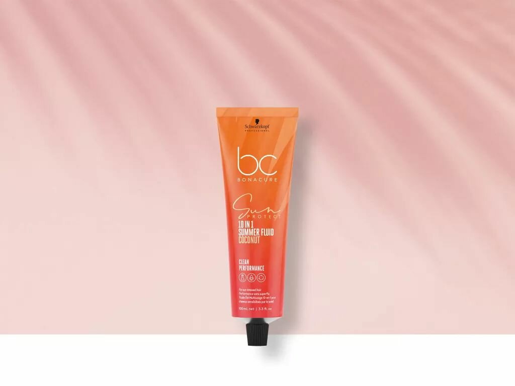 Schwarzkopf BC Sun Protect 10-in-1 Summer Fluid Coconut Солнцезащитный флюид для волос 100мл