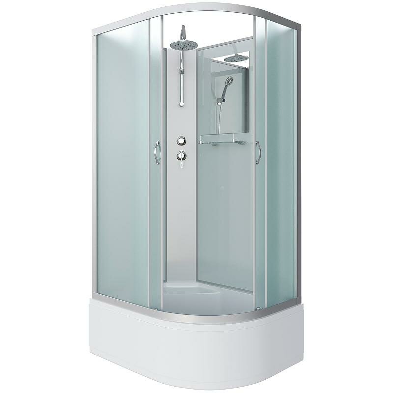 Душевая кабина Niagara Classic 120x80 23101424LBKT профиль хром, без гидромассажа, левая