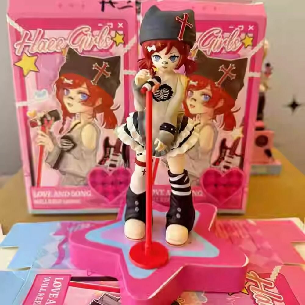 Haee Girls Коллекционная PVC-фигурка серии Музыкальная сцена для женских айдол-групп