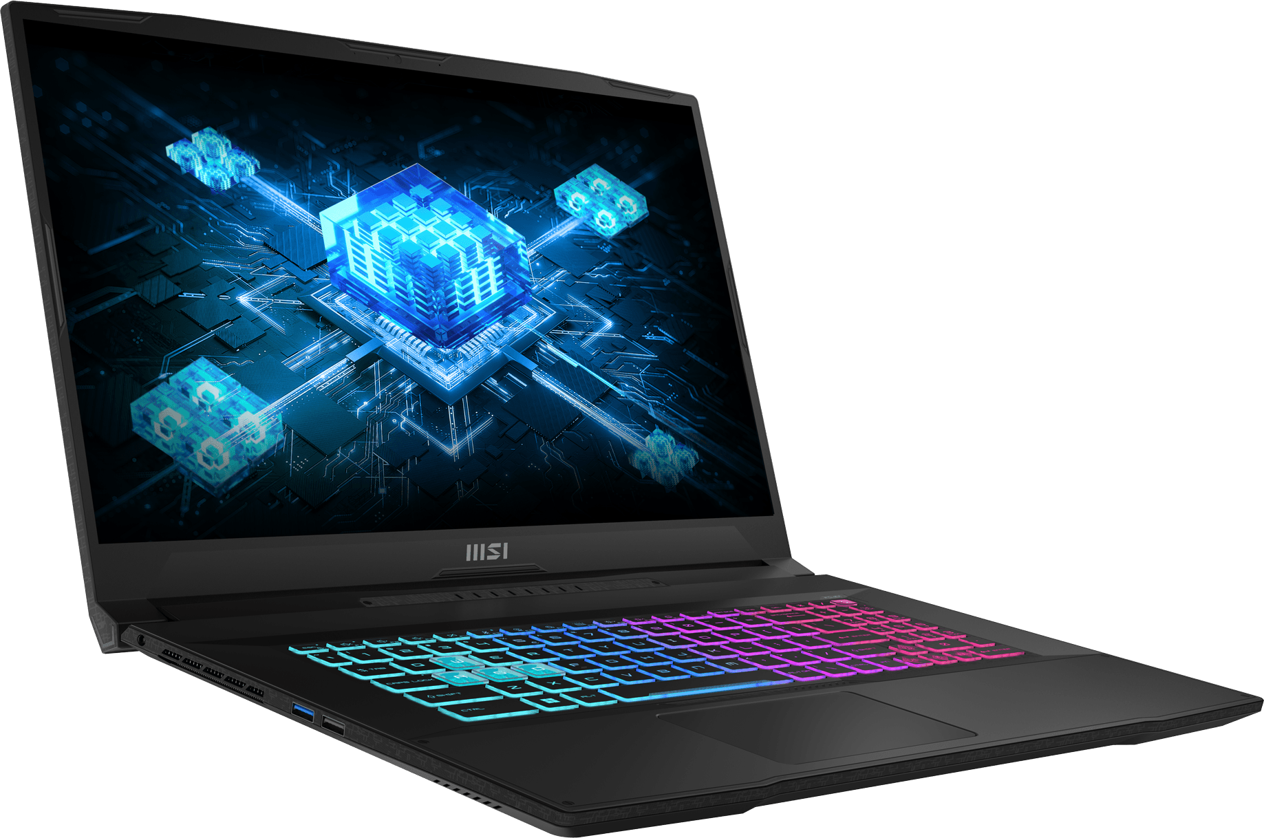 Ноутбук MSI Katana 17 B13UCR-1612XRU Intel Core i5-13420H/16Gb (1*16 D5)/SSD1Tb/RTX3050 4Gb (75W)/17.3"/IPS/FHD/1920x1080/144Hz/NoOS/RJ-45/Black/2.6kg