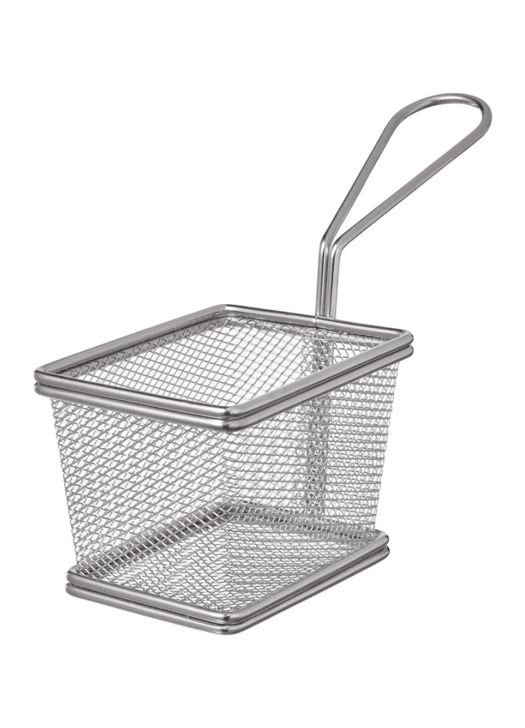 Сервировочная корзина IKEA "GRILLTIDER", для гриль овощей, картофеля-фри, нержавеющая сталь