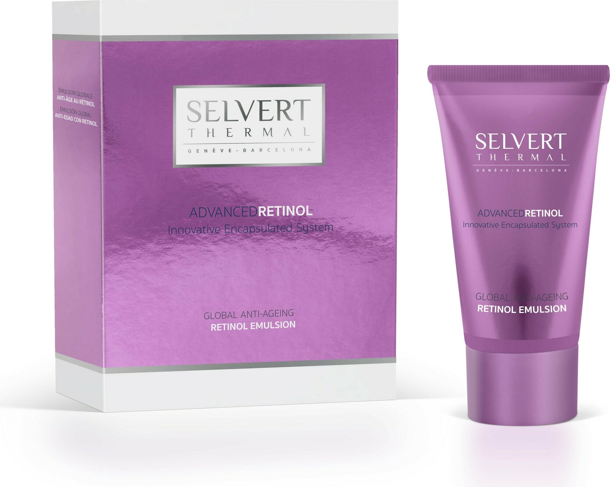 Selvert Thermal Глобально омолаживающая эмульсия с ретинолом SPF15 Global Anti-Ageing Retinol Emulsion SPF15 50ml