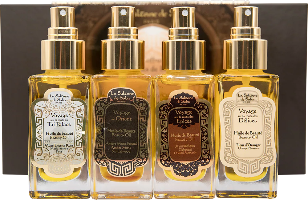 La Sultane de Saba Набор масел "Красота тела" обновленный состав Gift Set 4 Beauty Oils 1 шт.