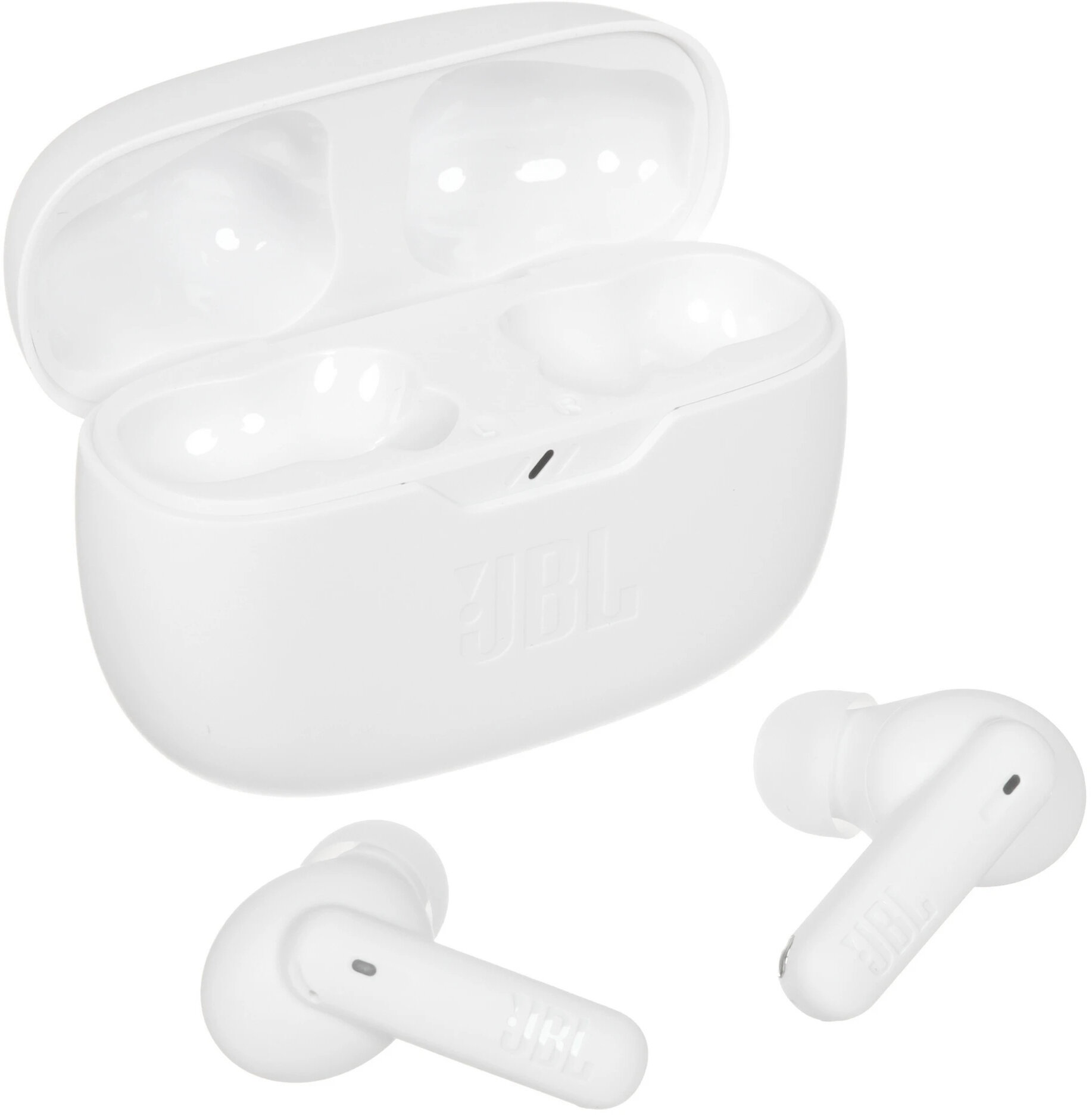 Наушники JBL Wave Beam 2, Bluetooth, внутриканальные, белый (jblwbeam2wht), Время работы, до: 10 ч