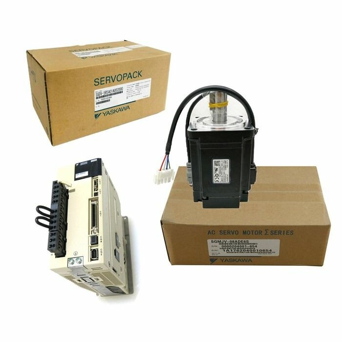 Модуль Yaskawa servo Motor SGMJV-08ADE6S+SGDV-5R5A01A