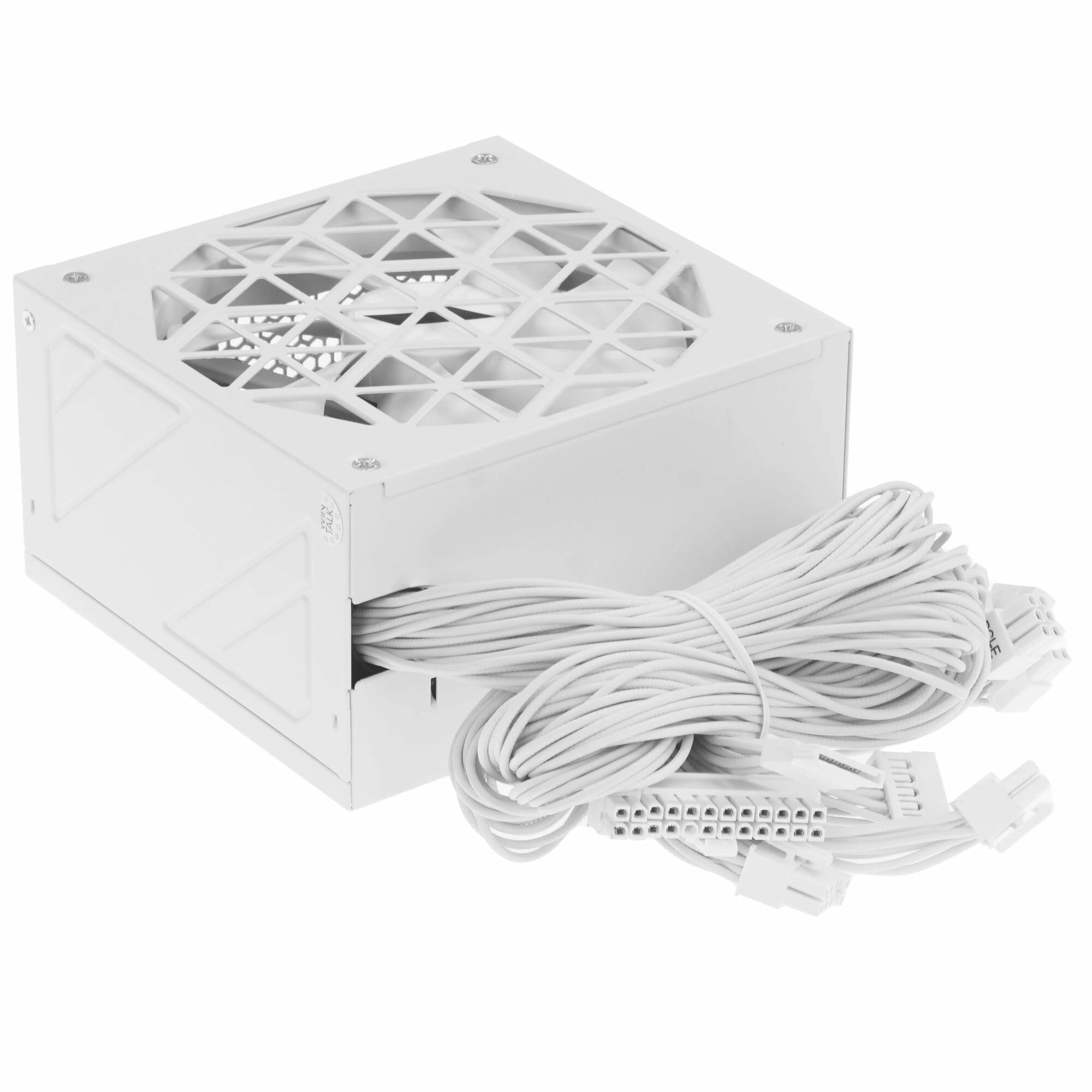 Блок питания 1STPLAYER ACK STANDARD 80 Plus Standart (HA-650AC1-WH) белый - ATX 20+4 пин, 4 pin + 4 pin CPU, 4 SATA, 1 x 6+2 pin PCI-E