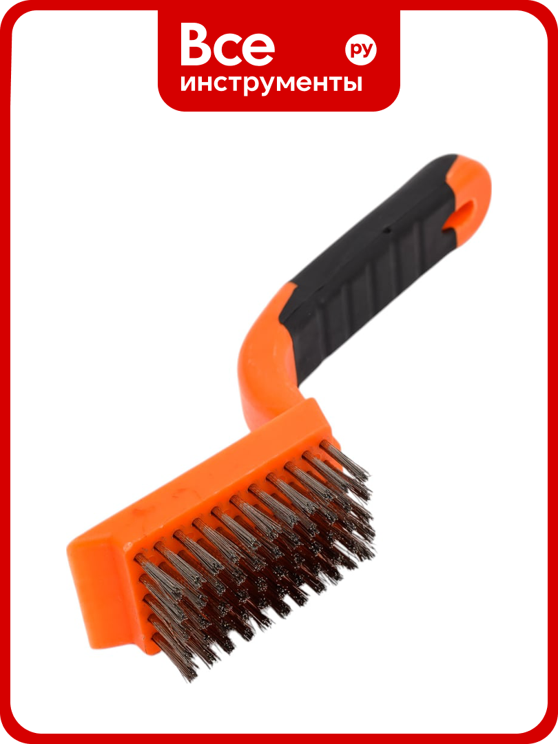 Проволочная щетка NEO Tools нержавеющая проволока, 5х11 рядов 39-051