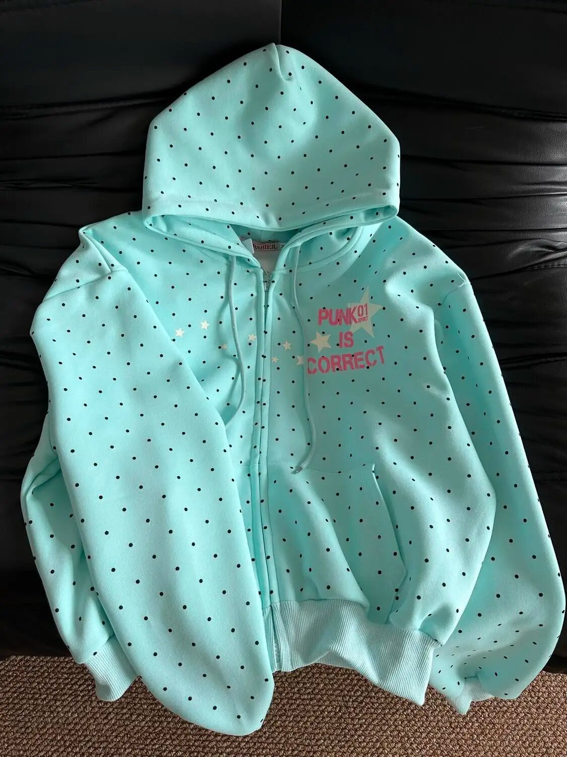Спортивная толстовка на молнии Miss Tough, размер M, цвет 9899 Green Blue