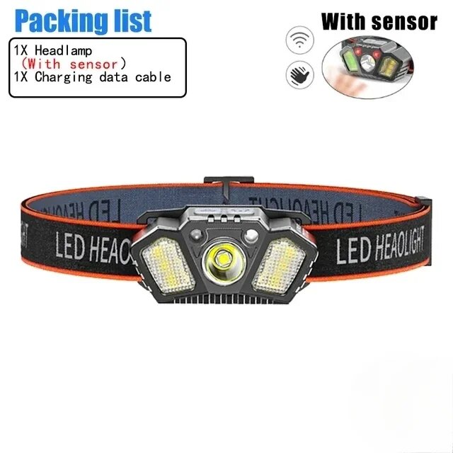 Налобный фонарь KDULIT сенсорный Sensor Headlamp B