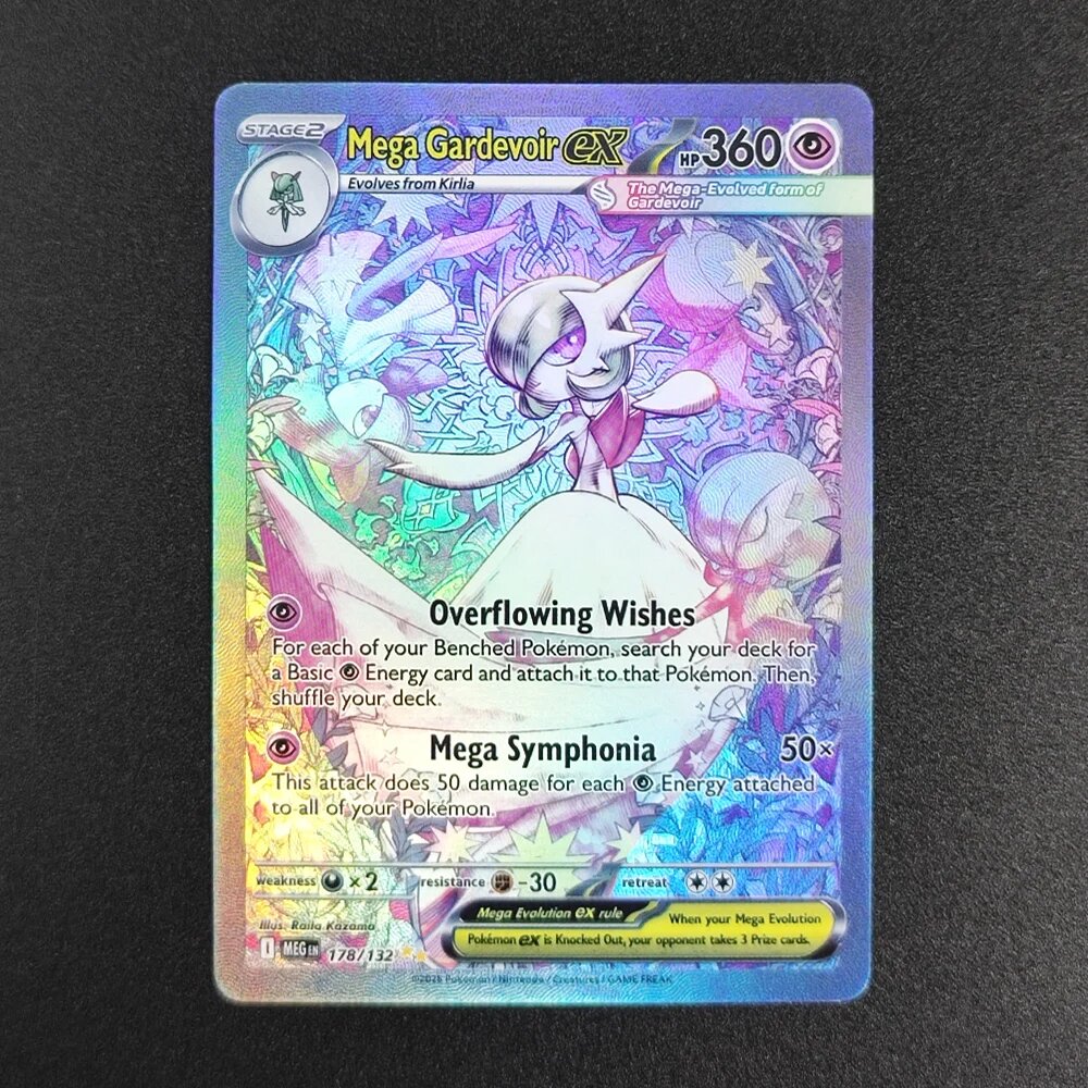 Pokemon Mega Gardevoir EX 178 Коллекционная карта