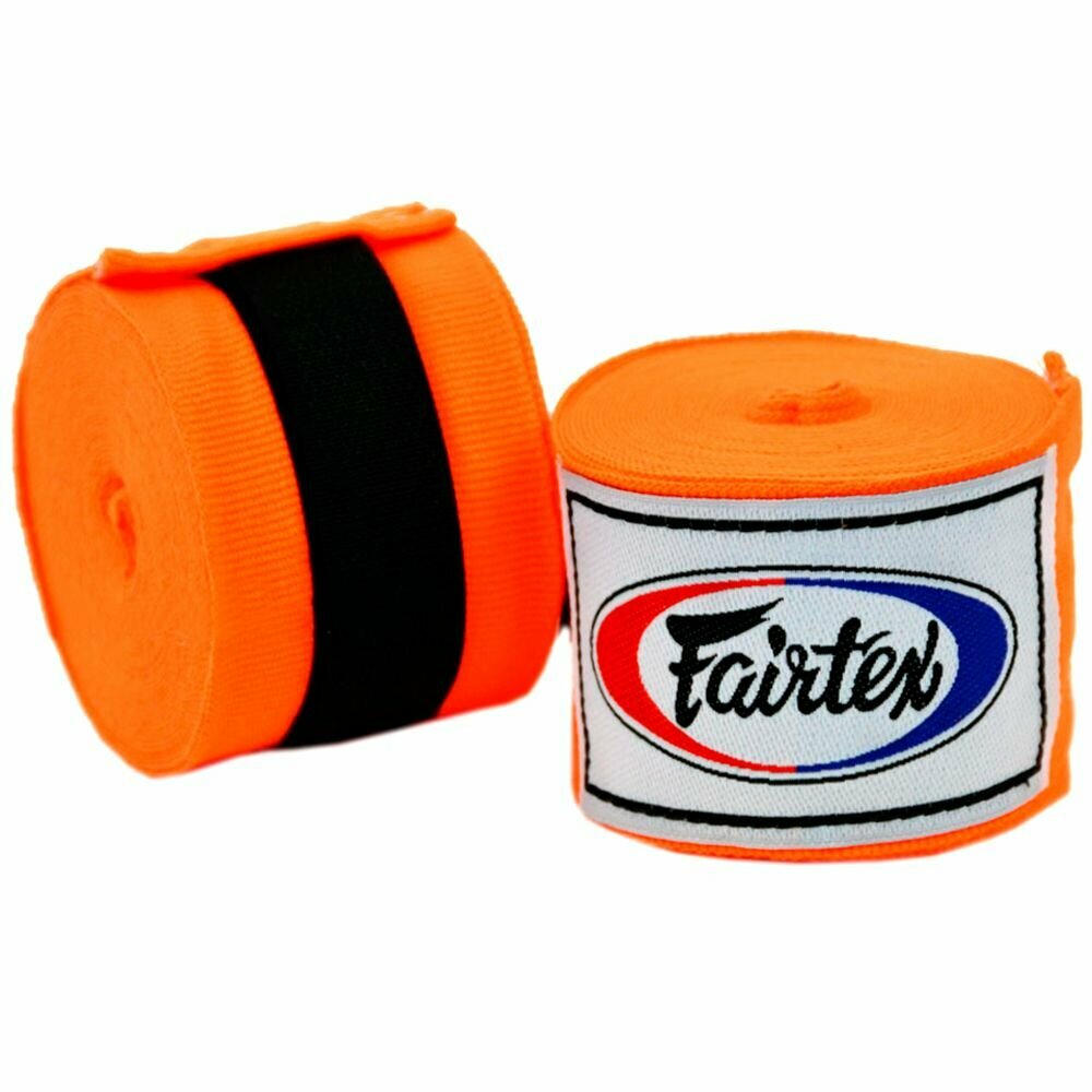 Бинты боксерские HW2 Fairtex оранжевый 4.5 м