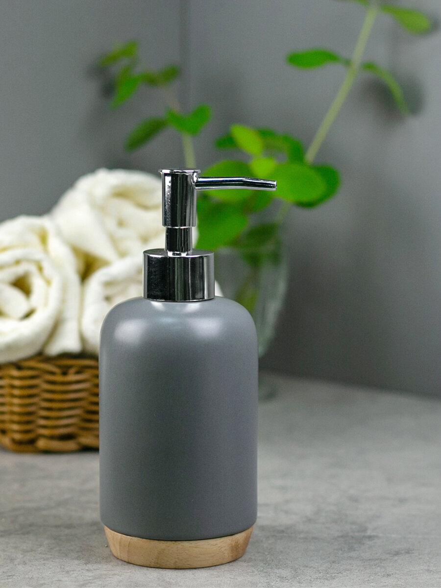 Дозатор для жидкого мыла Диспенсер BATH PLUS керамика механический UNITA