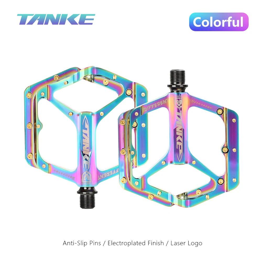 Педали TANKE MTB TP-53 из алюминиевого сплава Colorful