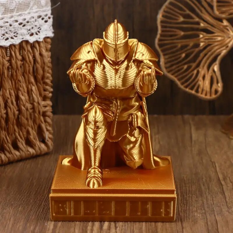 Статуэтка рыцарь держатель для карандашей Желтый, Gold