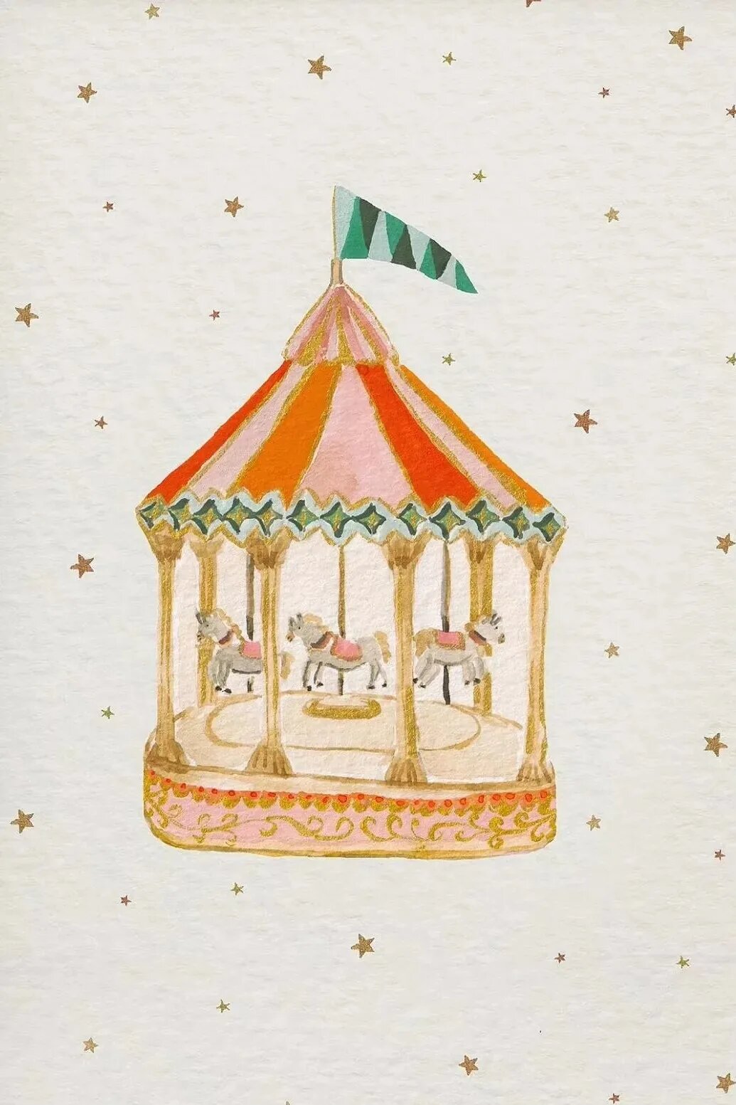 Картина-Carousel, 30x40см, Blue