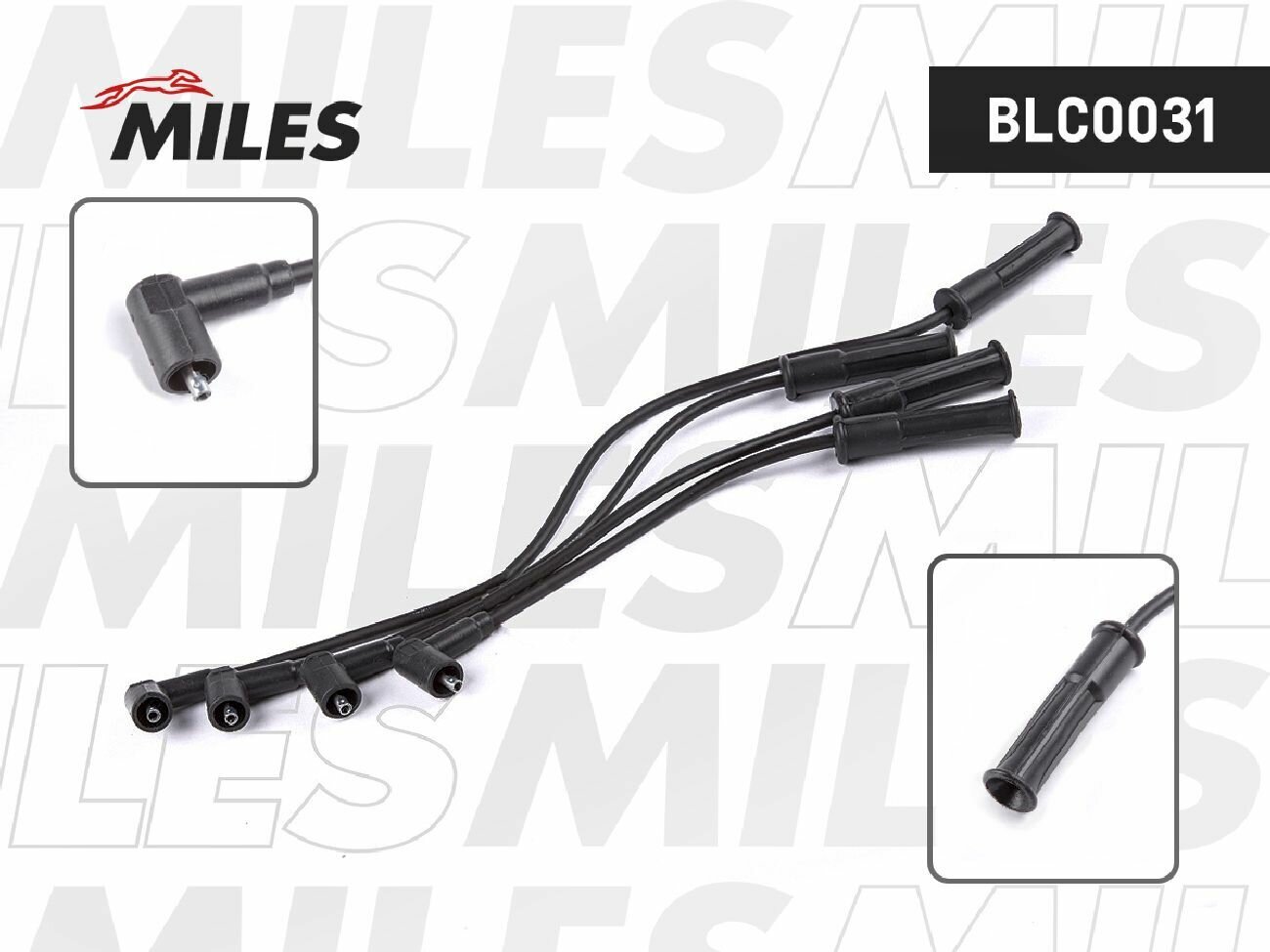 Высоковольтные провода зажигания RENAULT LOGAN/CLIO/MEGANE 1.4/1.6, MILES BLC0031
