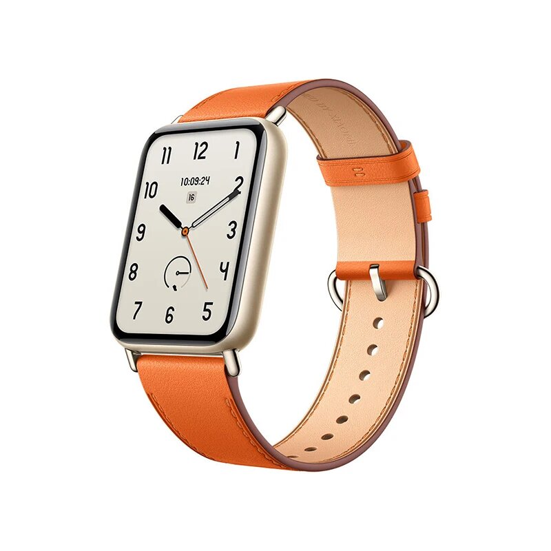 Xiaomi Mi Band 10 Pro NFC Бежевый, Leather orange