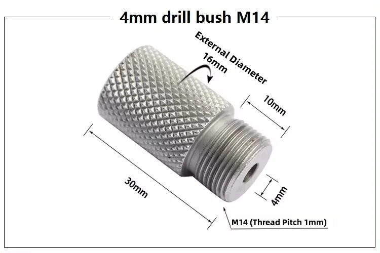Wnew Колонковое буровое долото для дерева 4-15 мм 4mm M14