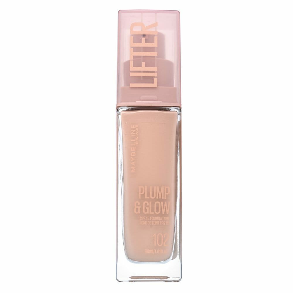 Тональный крем Maybelline Lifter Plump & Glow SPF 15 Foundation 102 30 мл