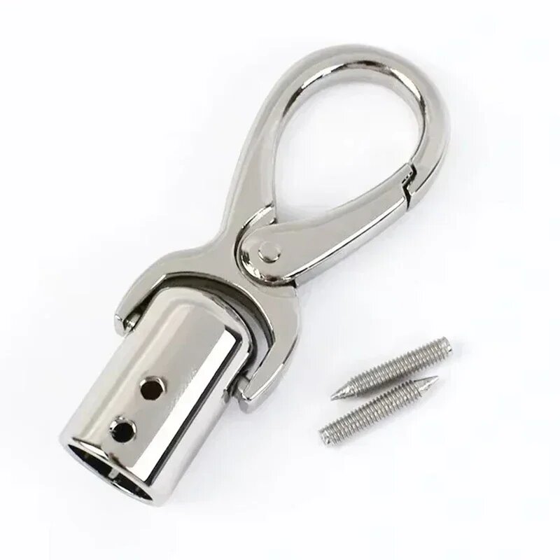 Сумка карабин поворотный KY523-Silver-12mm