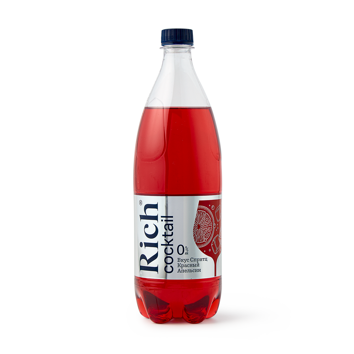 Тоник Rich Cocktail Спритц красный апельсин, в пластиковой бутылке, объем 1 л