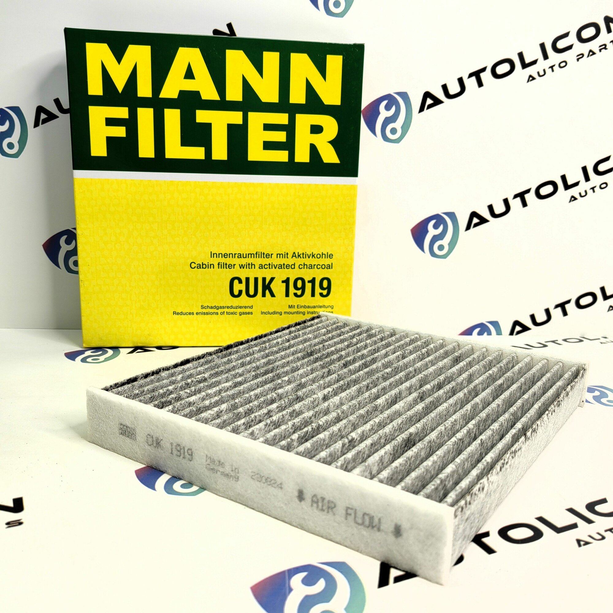Фильтр салонный угольный MANN-FILTER CUK1919 Тойота Auris Avensis Авенсис Camry Камри Corolla Королла; Land Cruiser 8713950100 8713950060