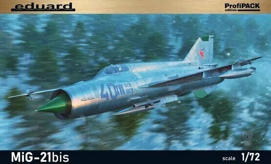 Сборная модель 1/72 Микоян МиГ-21бис ProfiPACK (Eduard kits) 70146