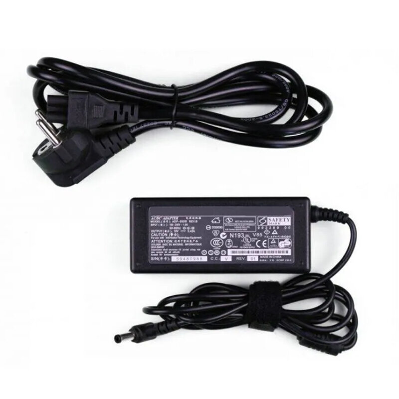 Блок питания для ноутбука Asus 19V 3.42A (5.5x2.5) 65W / Зарядное устройство для Asus
