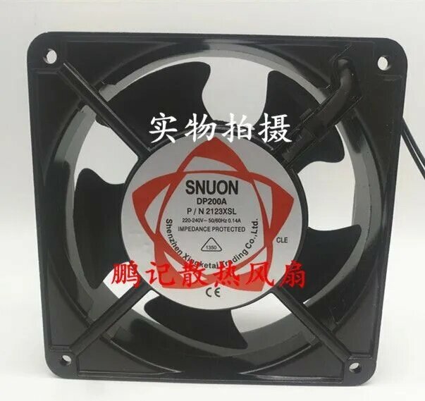 SUNON DP200A P / N2123XSL 220V Шкаф Сварочный аппарат с переменной частотой Охлаждение Осевой вентилятор 12038