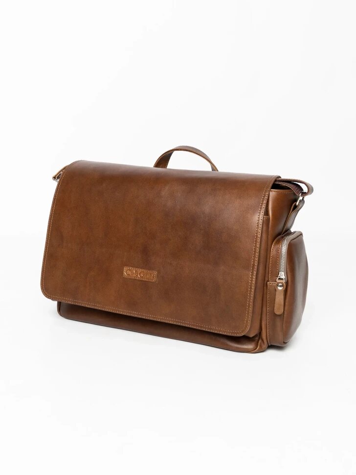 Мужская кожаная сумка Carlo Gattini Toara Premium 5058-63 brown