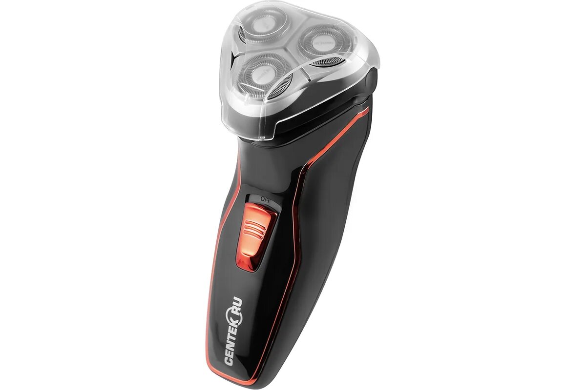 Бритвенная головка CENTEK CT-2171, сухое бритьё, сеточная, 3 бреющих элемента