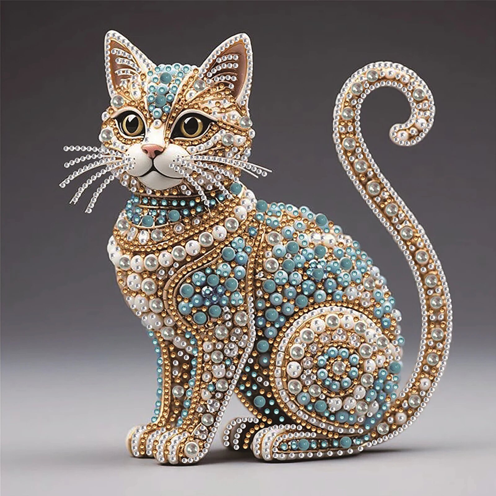 Набор для алмазной мозаики APWIKOGER кошка классический Standing Cat