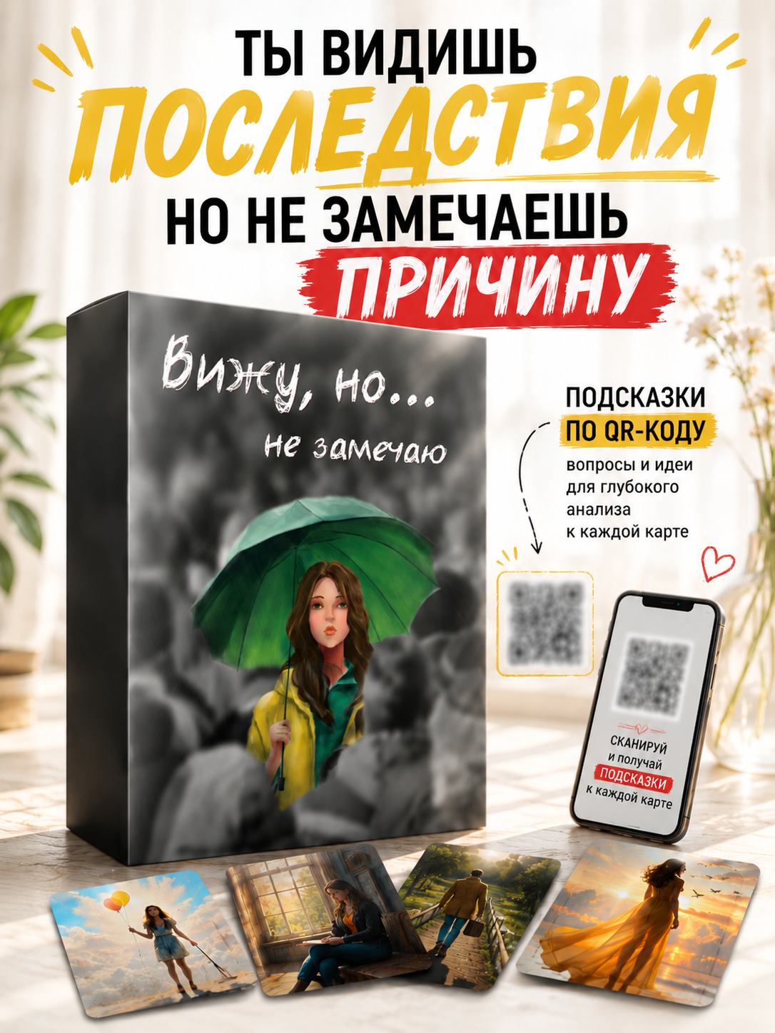 Метафорические ассоциативные карты МАК Вижу, но не замечаю 50 шт.