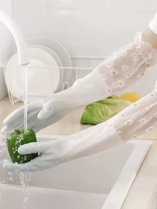 Сёстры Касли Перчатки хозяйственные, размер M, 1 пара