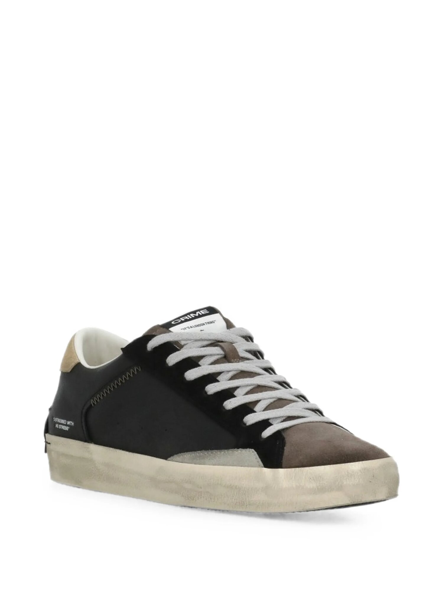 Кроссовки Distressed panelled sneakers